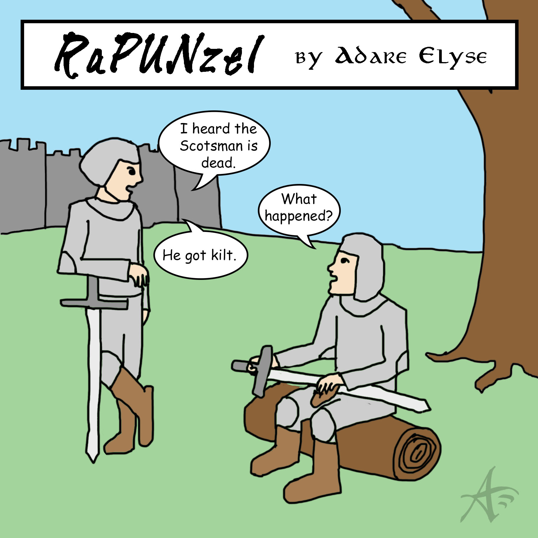 Comic: Scotsman Gossip – Adare Elyse